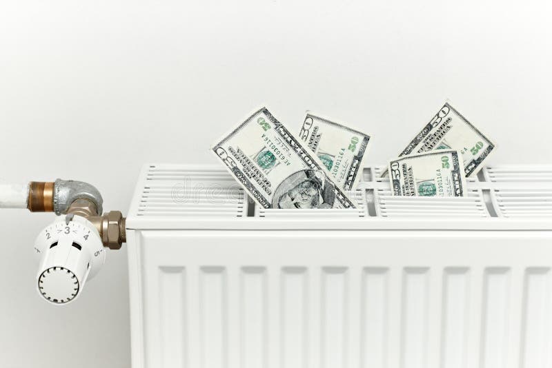 Heating Costs Rising Graphic 2 Stock Illustration - Illustration of ...