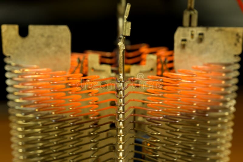 Heating element stock image. Image of emitting, incandescence - 42755755
