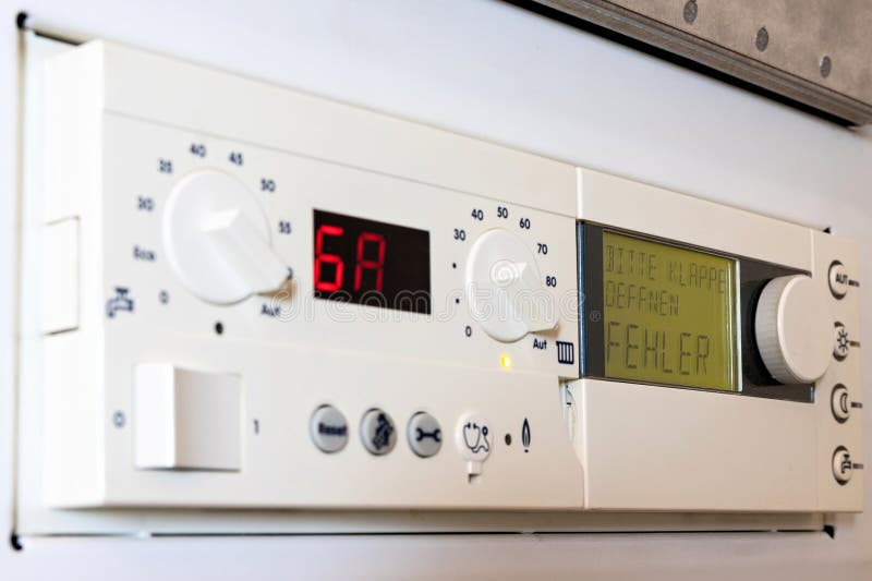 Heating error stock image. Image of undefined, german - 380475823
