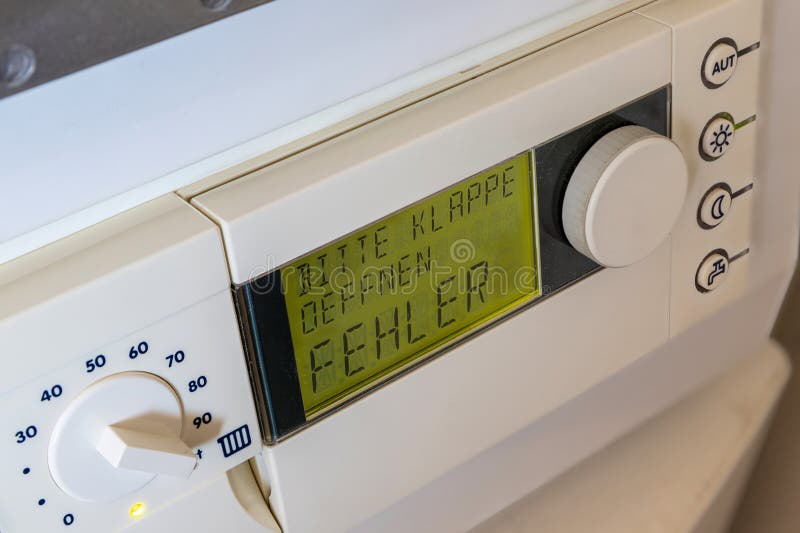 Heating error stock image. Image of troubleshooting - 380475921