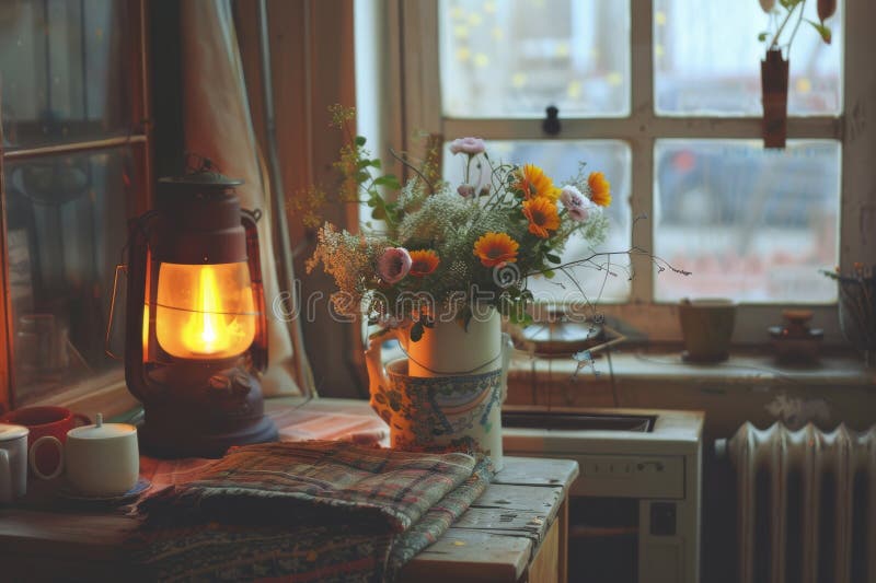 Heating at Home Concept ,snapshot Aesthetic Picture Stock Image - Image ...