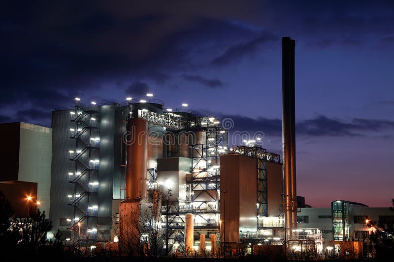 Heating plant-3 stock photo. Image of heating, fossil - 24931648