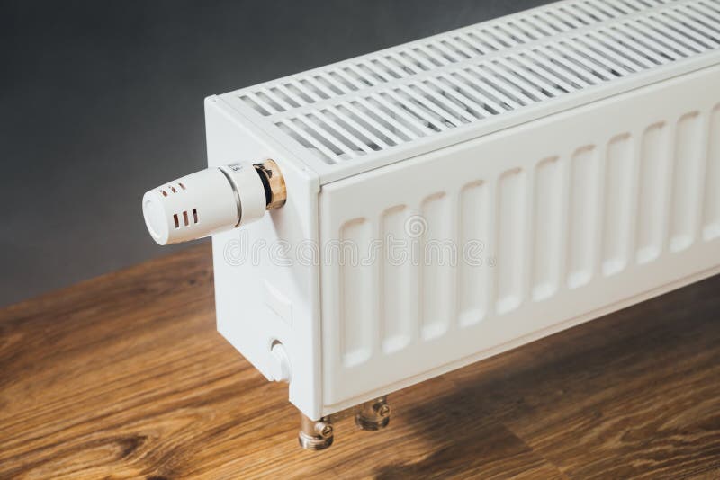 Heating radiator at home stock photo. Image of temperature - 98858360