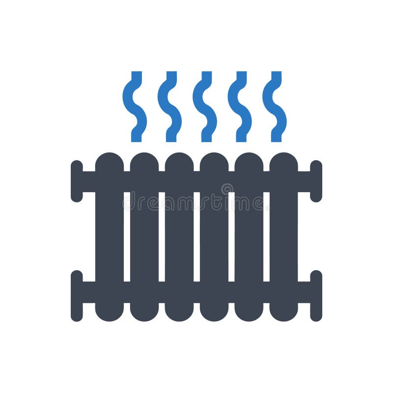 Heating Radiator Icon stock vector. Illustration of vector - 361752900