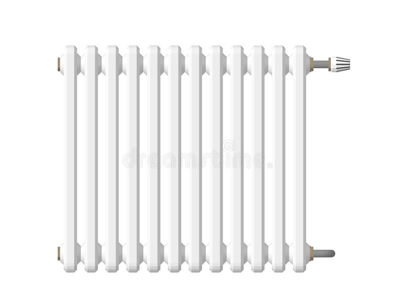 Heating Radiator. Isolated On White Background.3d Vector Illustration ...