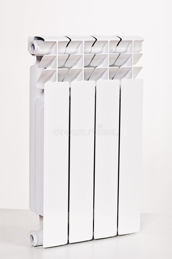 Heating Radiators Batteries , Aluminum, Bimetal. on White Background in ...
