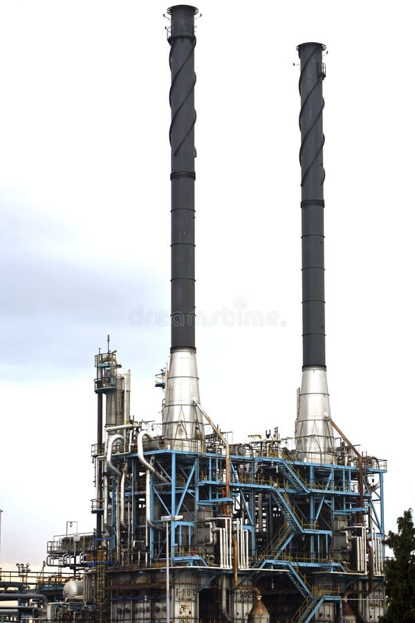 Heating station plant stock image. Image of energy, plant - 22320231