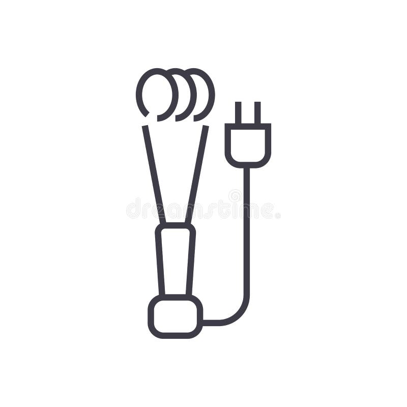 Heating Element Line Icon Concept. Heating Element Flat Vector Symbol ...