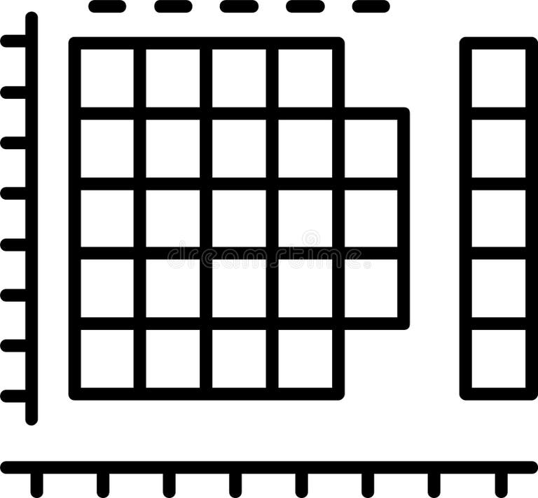 Heatmap Outline Vector Icon Stock Vector - Illustration of heatmap ...