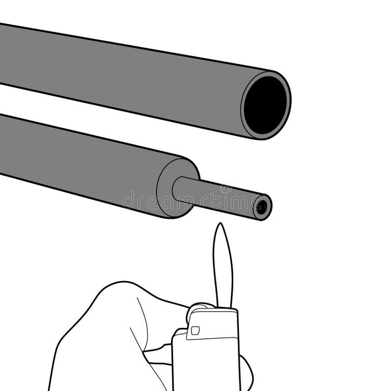 Heat Shrink Line Drawing Stock Illustrations – 3 Heat Shrink Line ...