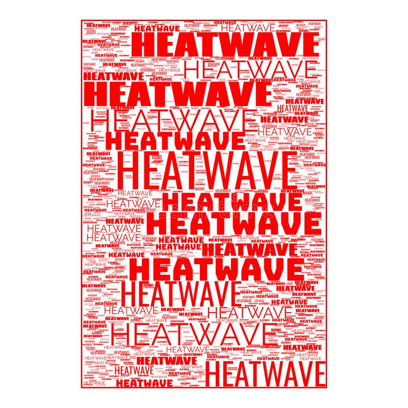 Heatwave Warning Text Illustration Background Header Stock Illustration ...