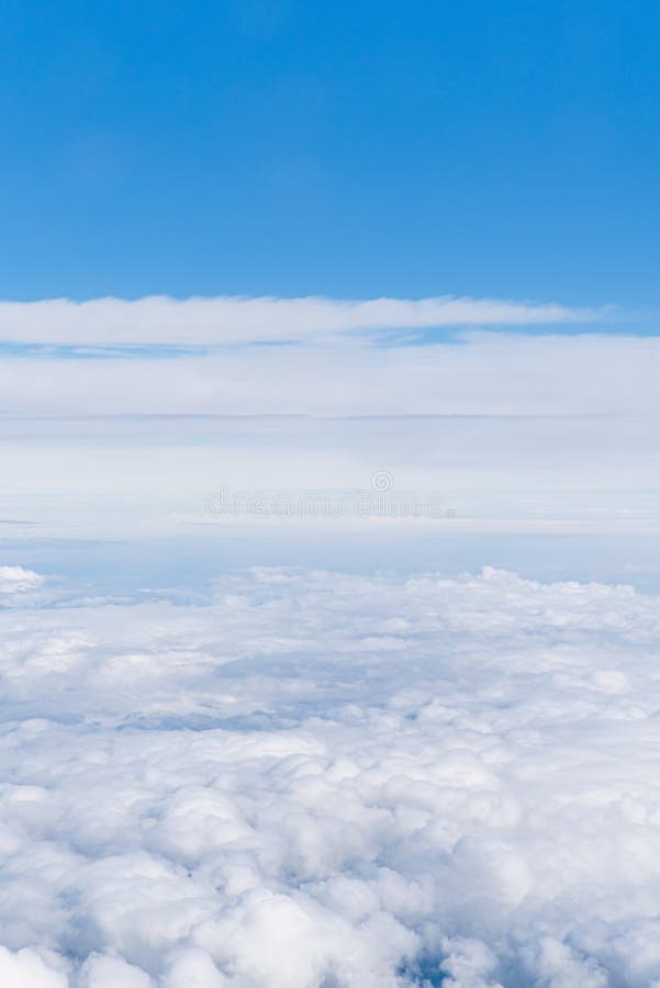 Heaven. Beautiful Sky Above the Clouds. Background of Cloudy Sky. Stock ...