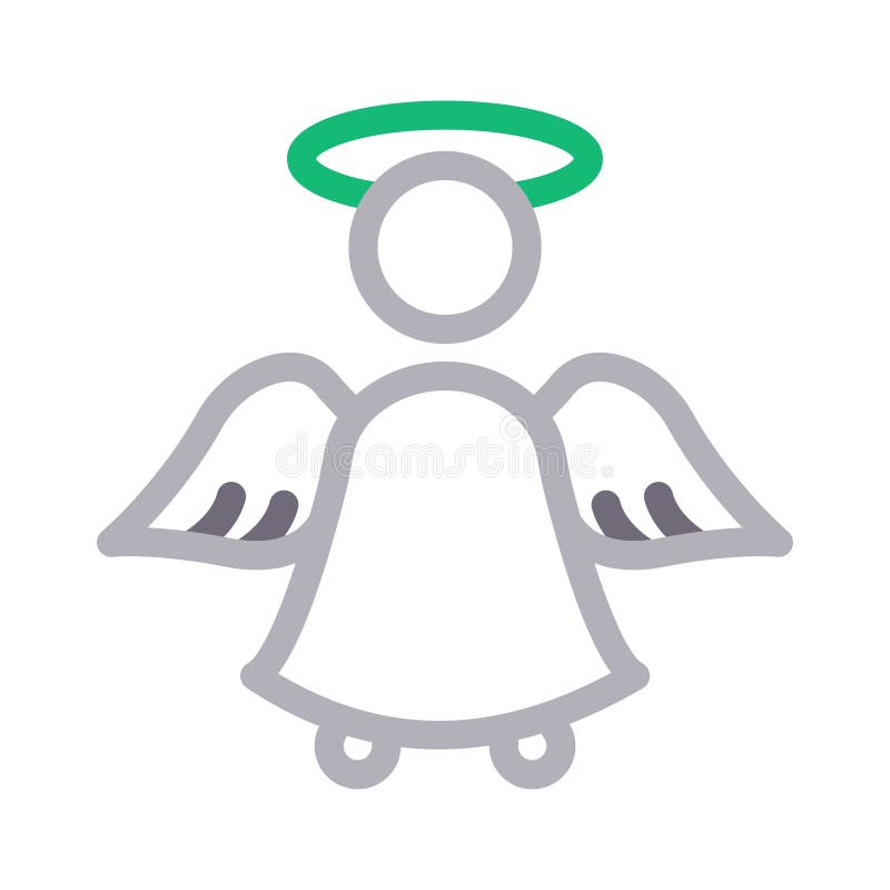 Heaven color line icon stock vector. Illustration of vector - 158549851