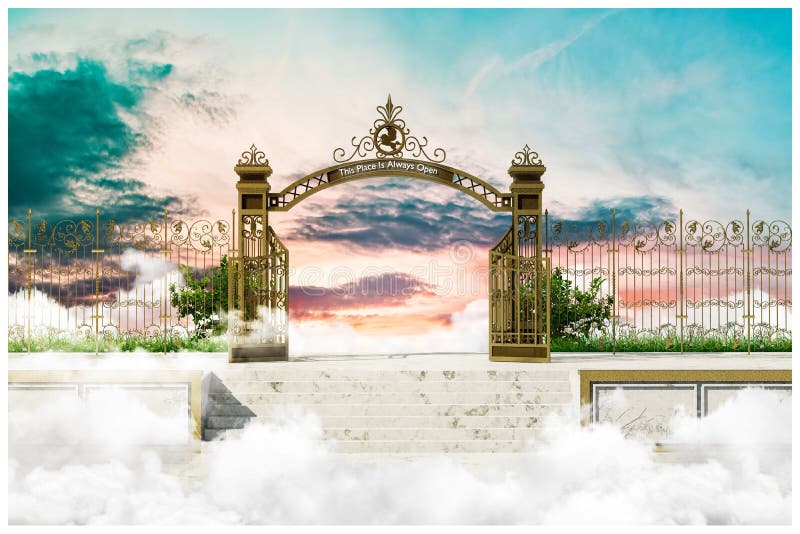 Heaven_gate stock illustration. Illustration of spiritual - 6295771