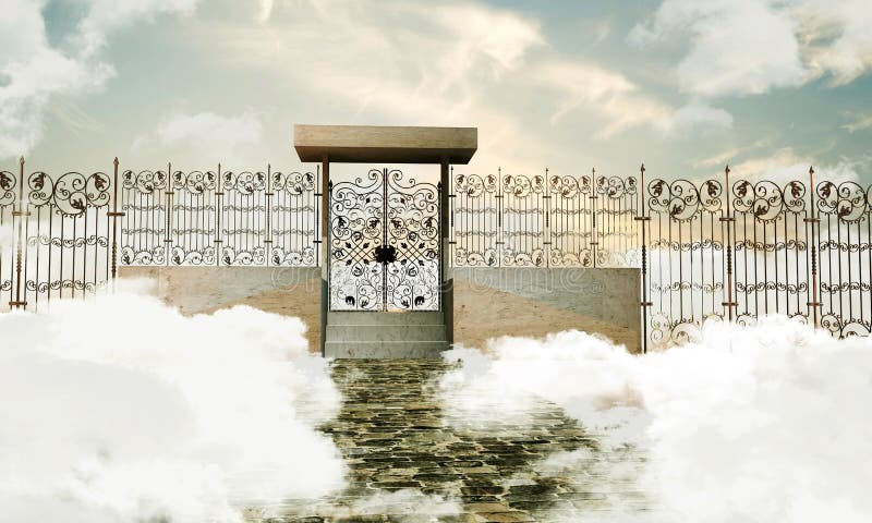 Heaven_gate stock illustration. Illustration of spiritual - 6295771