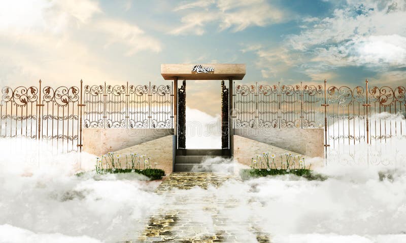 Heaven gate stock illustration. Illustration of religion - 36949878