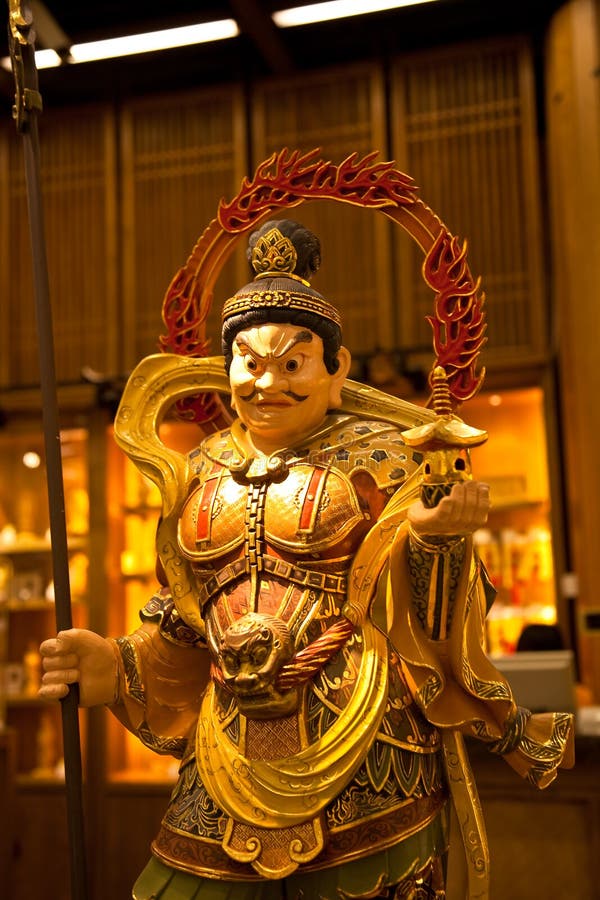 The Heaven King Wood Carving Editorial Photography - Image of king ...