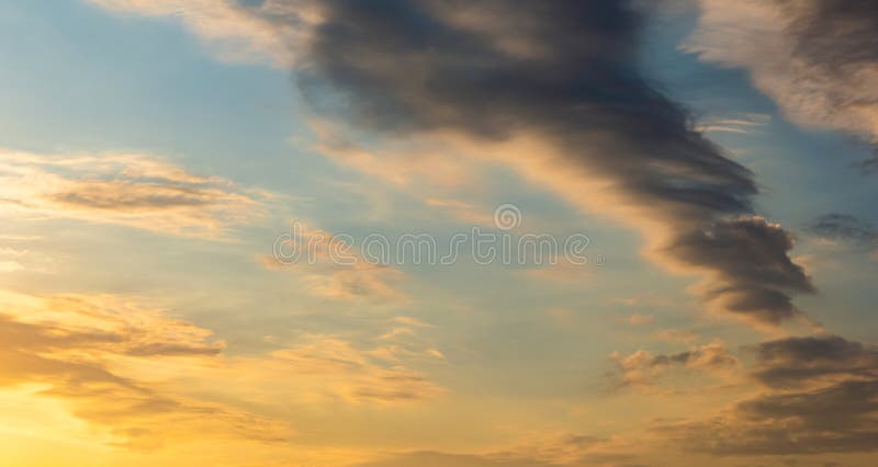 Heavenly Abstract Background. Picturesque Bright, Dramatic Evening Sky ...