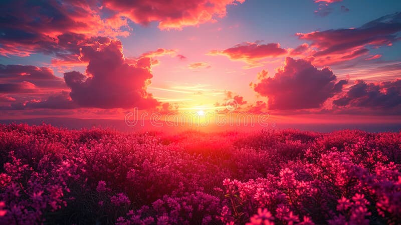 The Heavenly Background, Where Bright Shades of Dawn Create a Visual ...