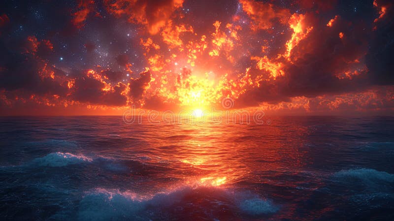 The Heavenly Background, Where the Game of Light on the Horizon Creates ...