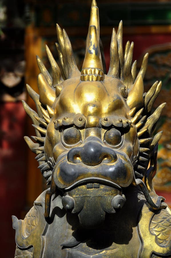 Heavenly Creature Forbidden Palace Stock Photo - Image of sculpted ...