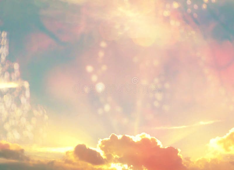 Heavenly Rays stock image. Image of lining, pink, climate - 51237435