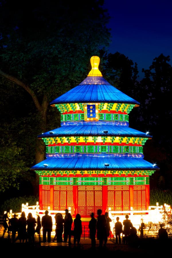 The Heavenly Temple and a Crowd Editorial Stock Photo - Image of ...