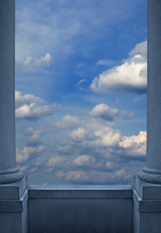 Heavenly View stock illustration. Illustration of cloud - 4847425