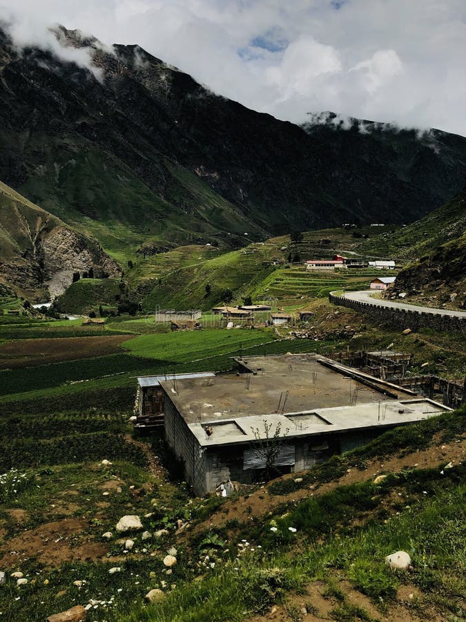 Heavens on Earth Babusar Village Pakistan Stock Photo - Image of earth ...