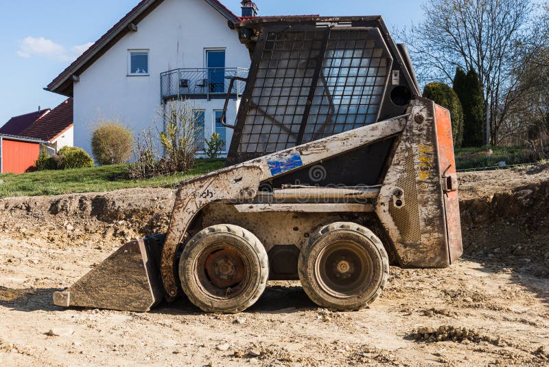 Heavily Used Compact Loader from Bobcat. Editorial Image - Image of ...