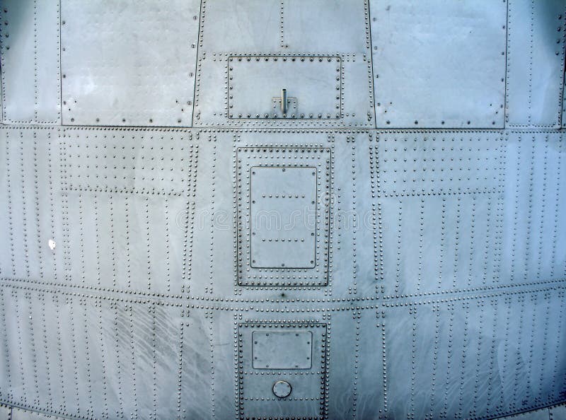 Heavy Airplane Fuselage Metallic Texture Background Stock Photos - Free ...