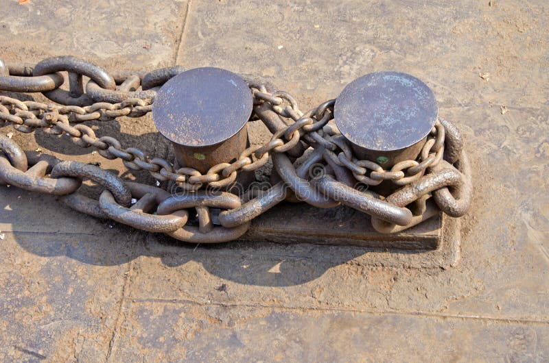 Large Heavy Anchor Chain Huge Ship Stock Photos - Free & Royalty-Free ...