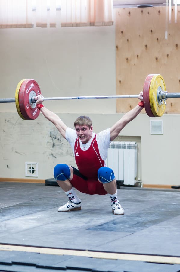 Heavy Athletics, Weightlifter. Editorial Image - Image of powerful ...