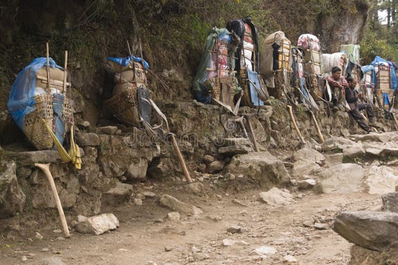 Heavy Baggage editorial stock photo. Image of load, wall - 15639373