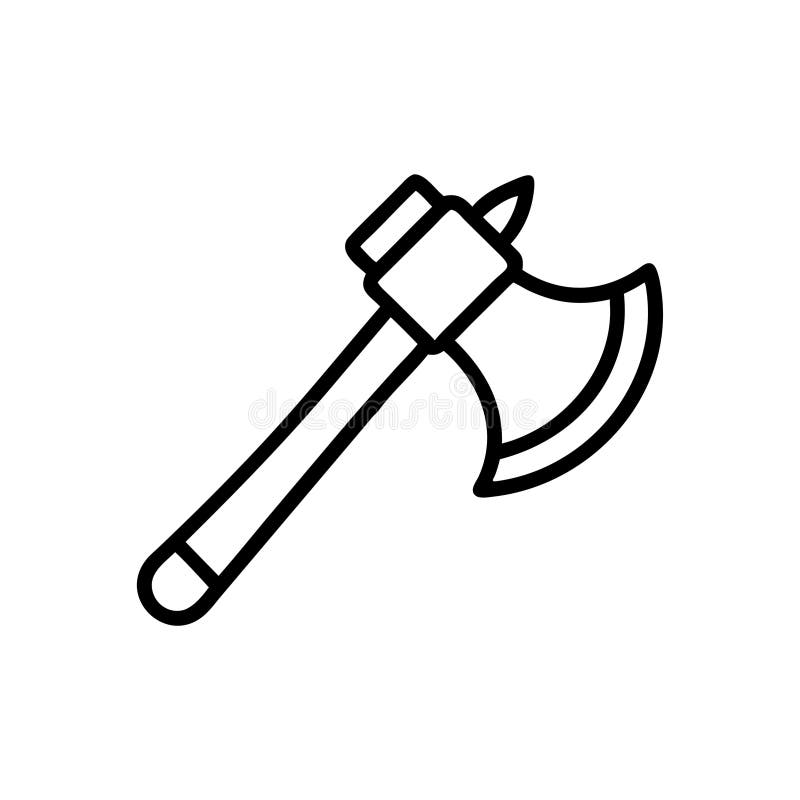 Heavy Battle Axe for Warriors Stock Vector - Illustration of history ...