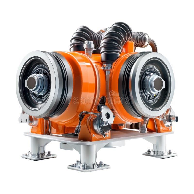 Heavy Big Water Pump on Transparent Background - Ai Generated Stock ...