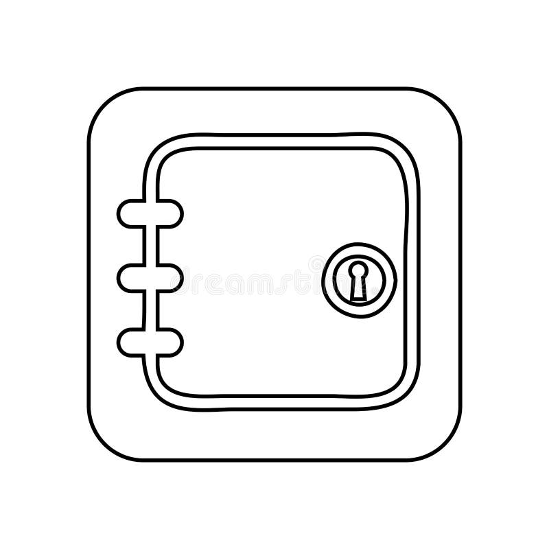 Heavy Box Isolated Icon Design Stock Illustration - Illustration of ...