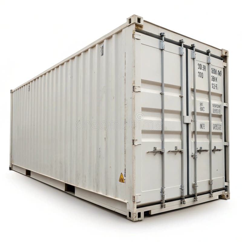 Cargo Isolated on White Background Stock Illustration - Illustration of ...