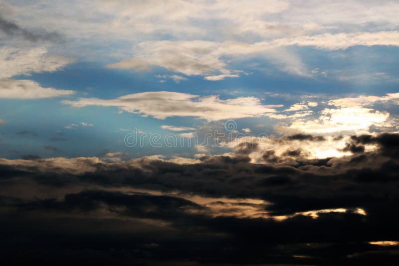 Sun rays and clouds stock photo. Image of cloudy, bright - 59701310
