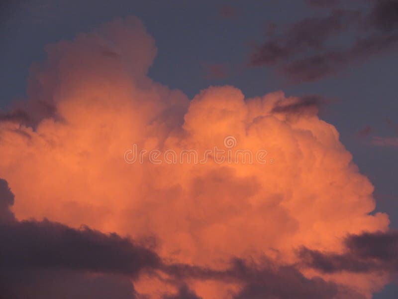 Heavy clouds on sunset stock photo. Image of nature, business - 80168870
