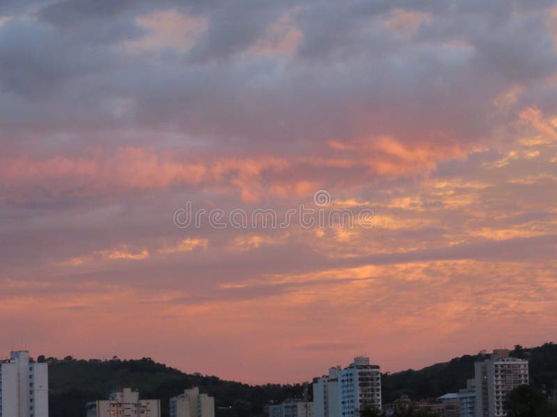 Heavy clouds on sunset stock photo. Image of beach, background - 81179056