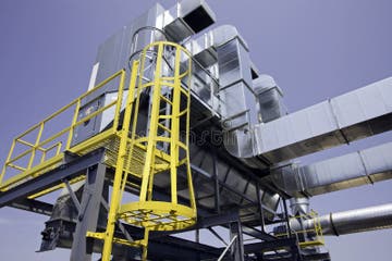 Heavy Construction Dust Collector Stock Image - Image of building ...