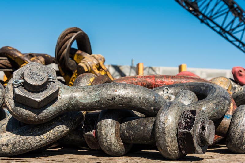 Heavy Construction Items Close-up Stock Image - Image of construction ...