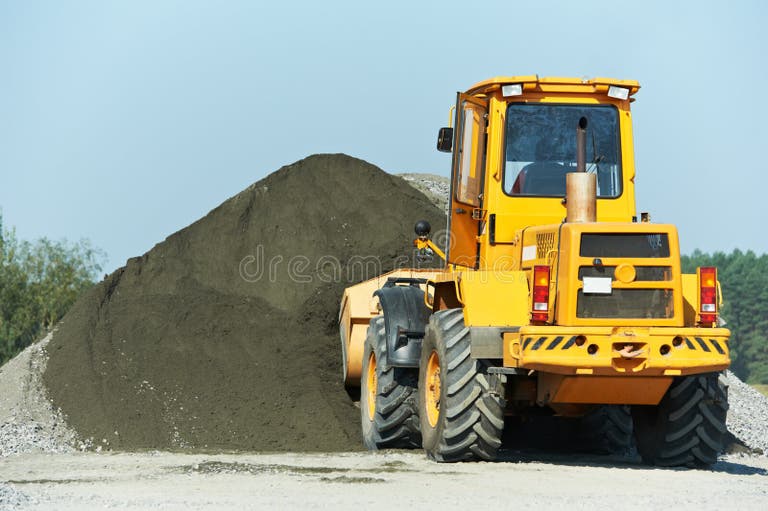 Heavy construction loader stock image. Image of tool - 243910149
