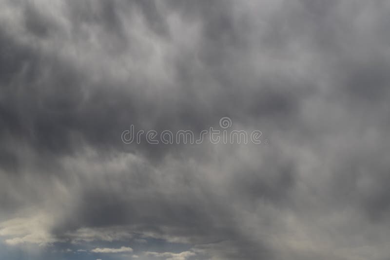 Heavy Dark Clouds with Shining Blue Sky Stock Image - Image of clouds ...