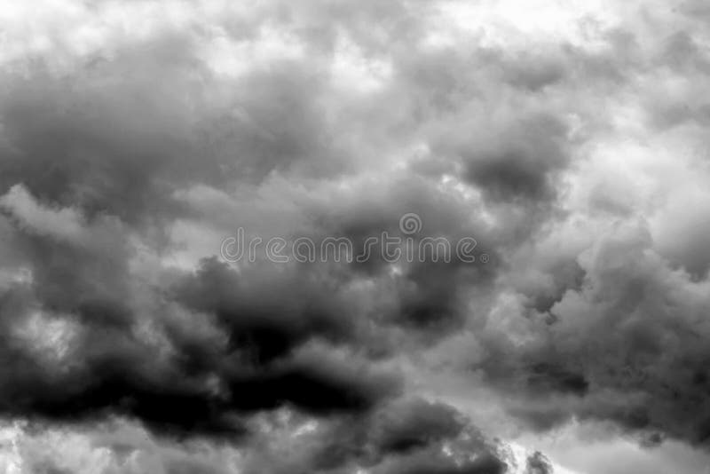 Heavy Dark Clouds, Thunderstorm Clouds Texture. Suitable As an a Stock ...