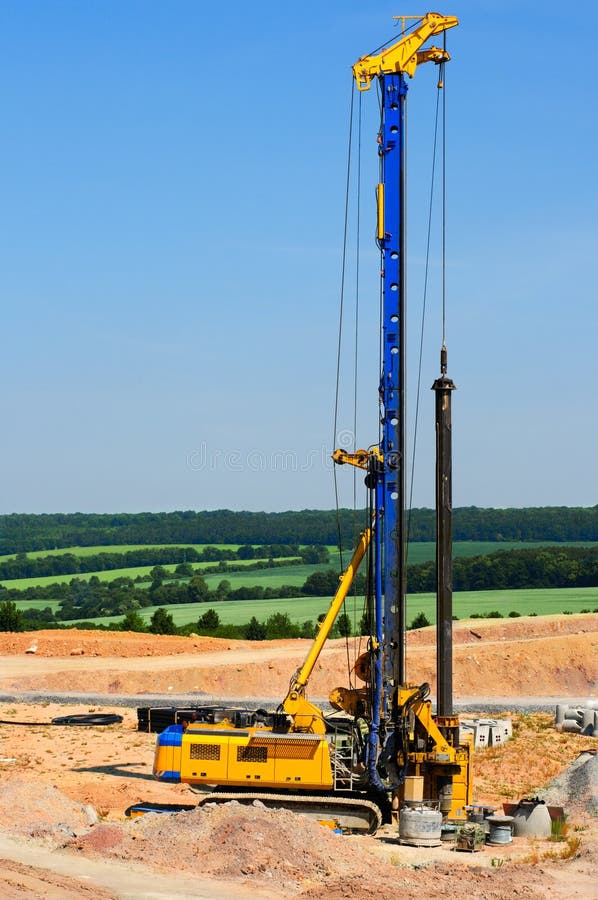 Heavy driller stock image. Image of digging, huge, tool - 20148975