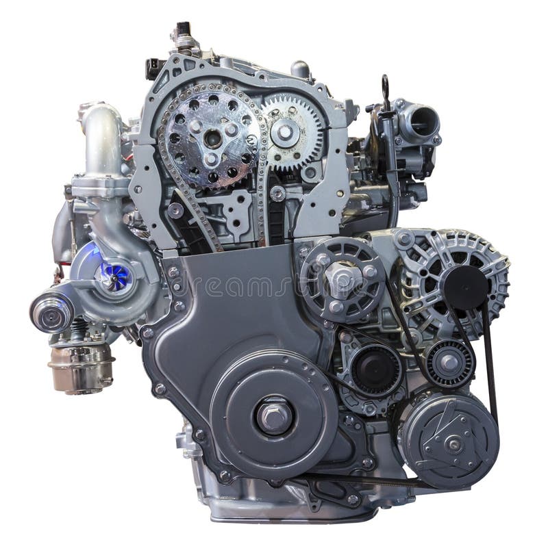 Heavy duty diesel engine stock photo. Image of engineering - 79976742