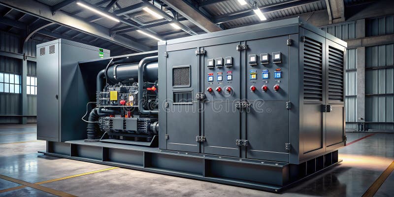 Robust Diesel Generator with Uninterruptible Power Supply Industrial ...