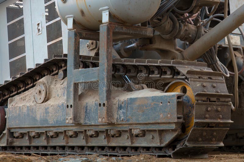 Powerful Hydraulic Drill for Construction Site Work Heavy Equipment ...